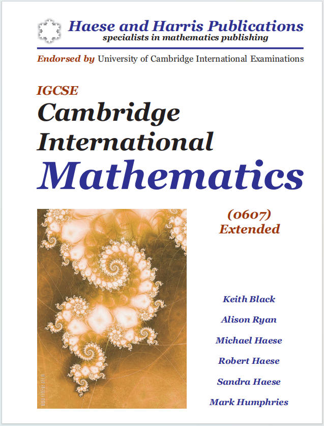 IG数学教材下载《IGCSE Cambridge International Mathematics (0607) Extended》